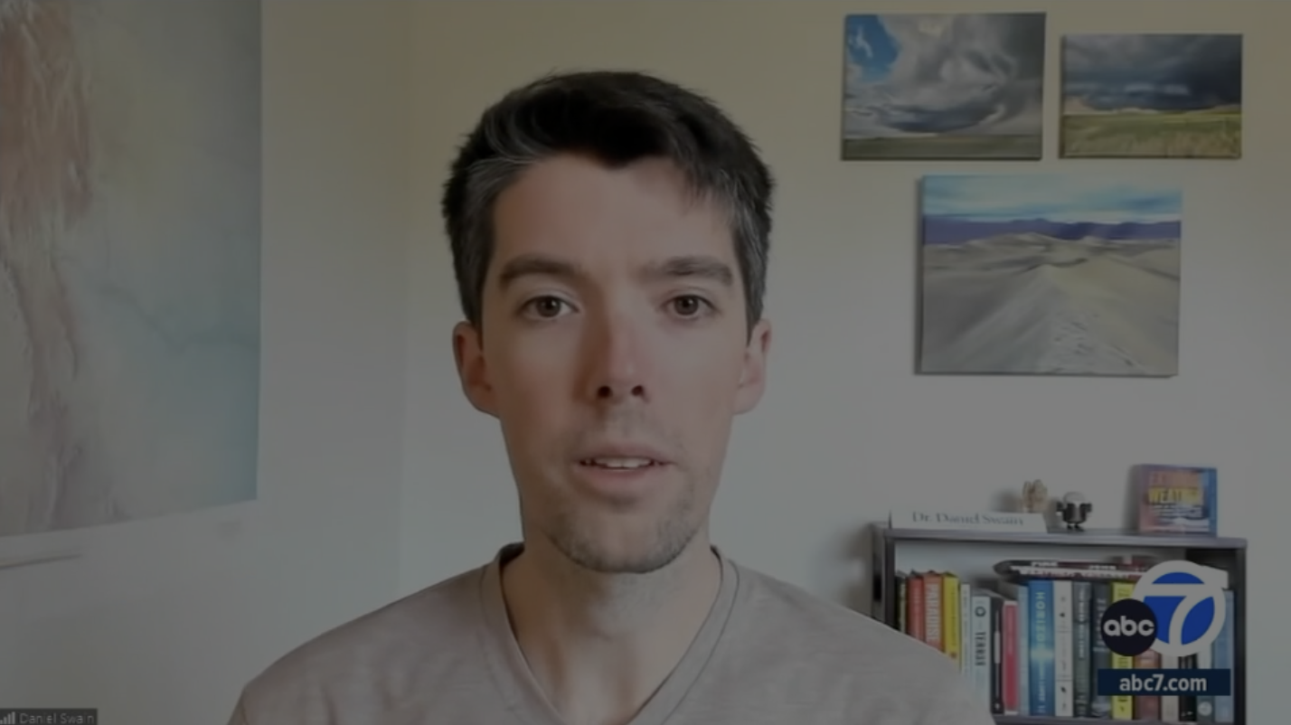 Daniel Swain for ABC7 News — This winter looking warmer than average ...