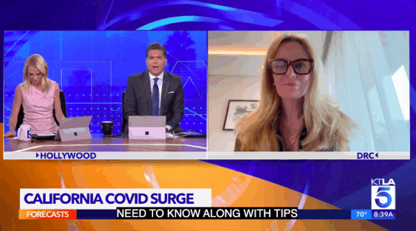 Dr. Anne Rimoin discusses California Covid surge—KTLA — Institute of ...